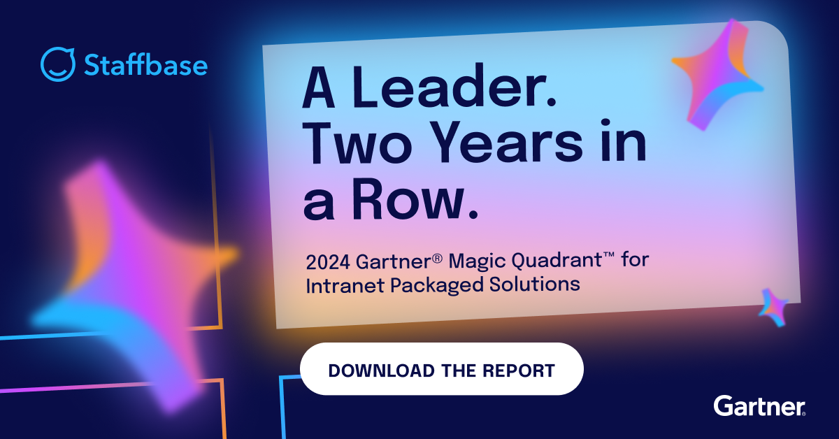 Staffbase Recognized as Leader in 2024 Gartner® Magic Quadrant™ for ...
