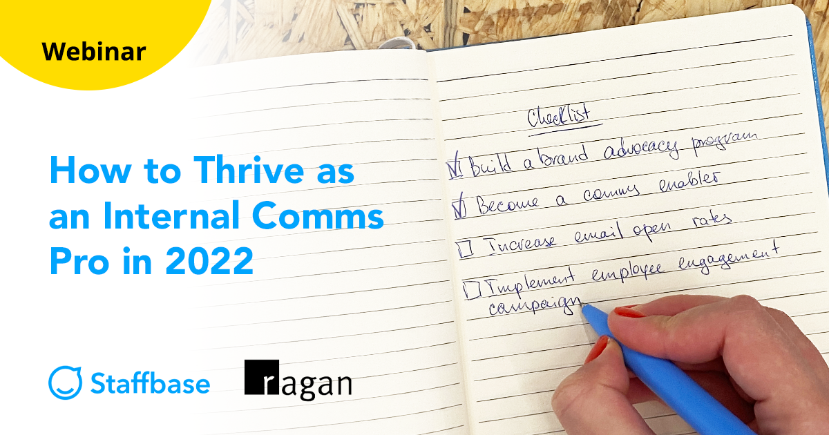 How to Thrive as an Internal Comms Pro in 2022