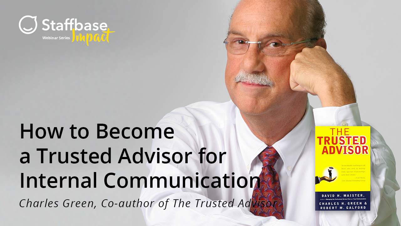 Become a Trusted Advisor for Internal Communication