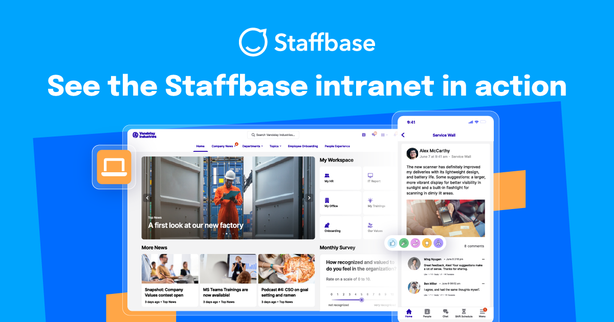 Staffbase Intranet: Go beyond desktop and reach every employee